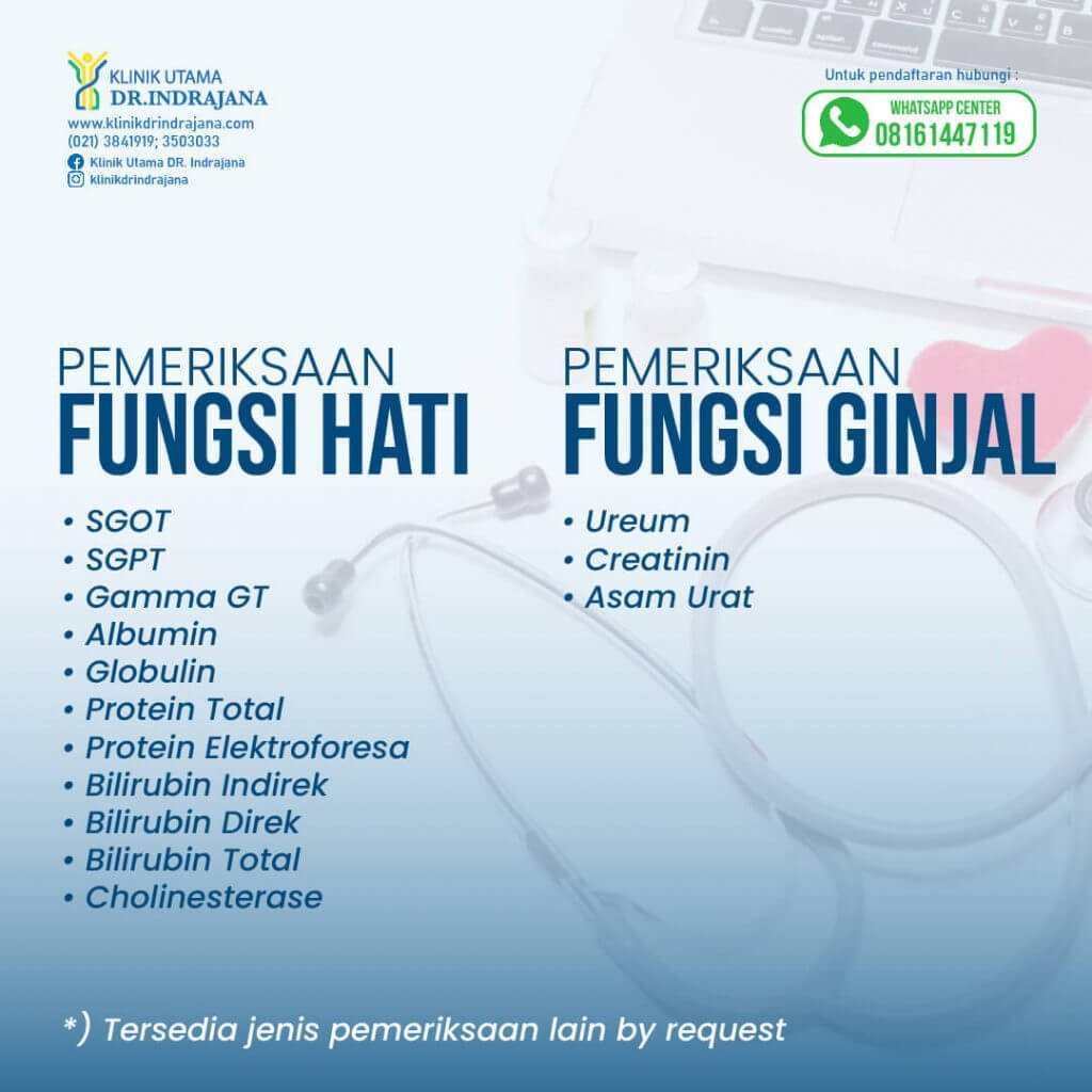 Paket MCU Corporate 2-01 - Klinik Utama DR Indrajana