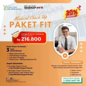Promo MCU Klinik Utama DR Indrajana Juli-Sep 2023 (Fit) - Klinik Utama ...