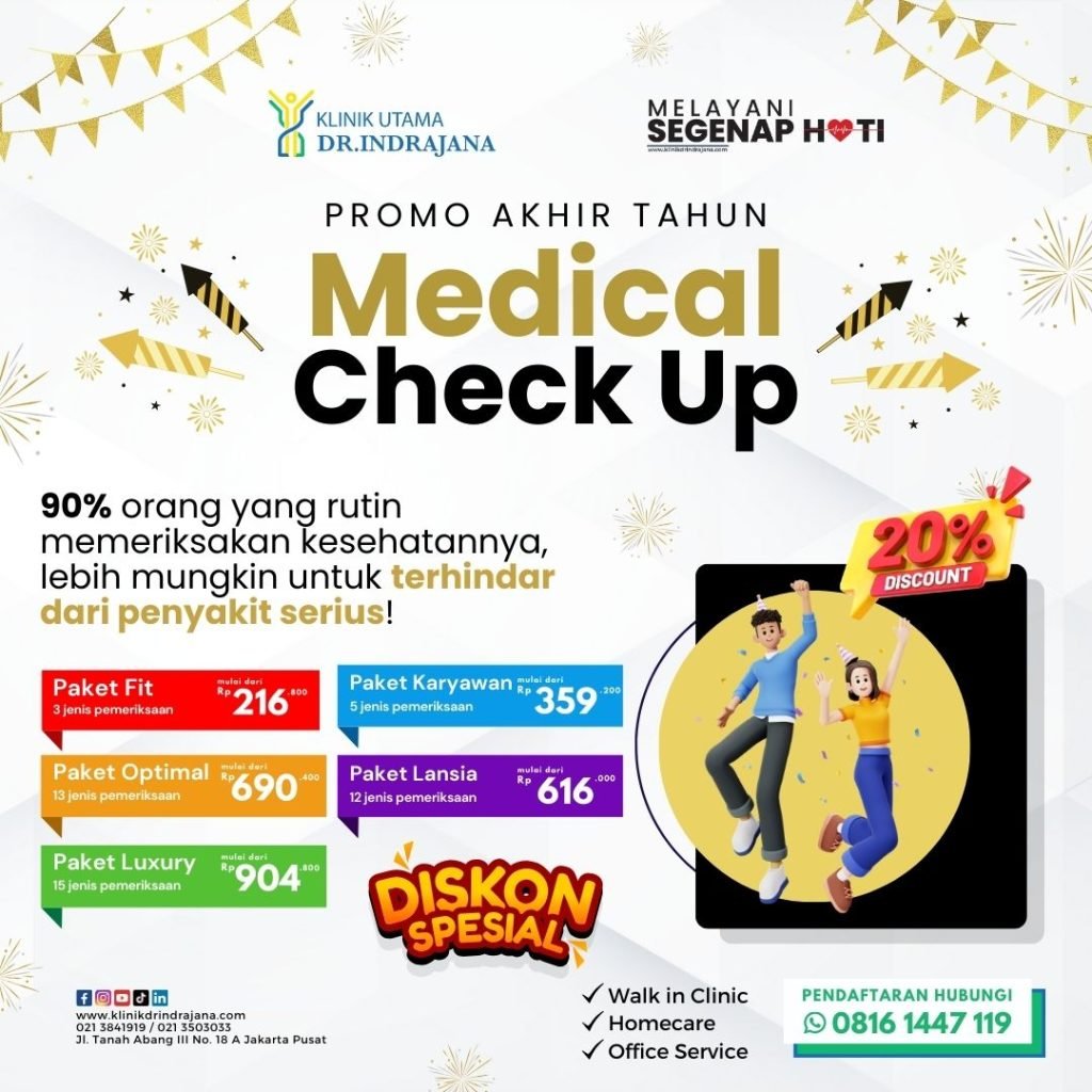Promo MCU Akhir Tahun 2023 - Klinik Utama DR Indrajana